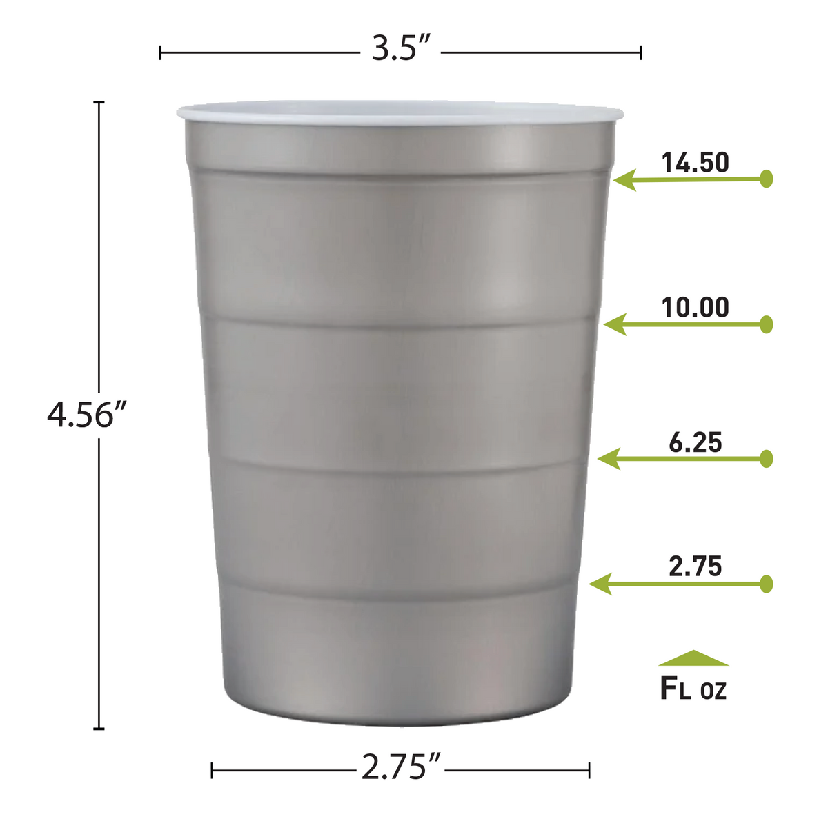 16 oz. USA Steel Party Cups – ClearWater Gear